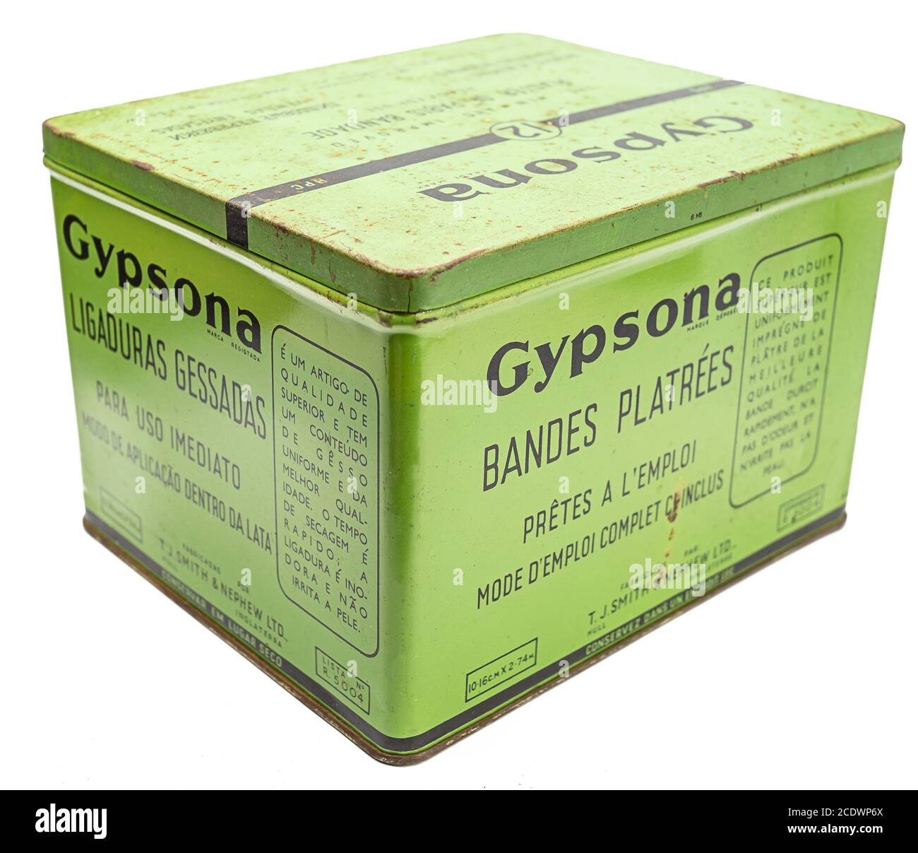 Vintage plaster box Stock Photo - Alamy