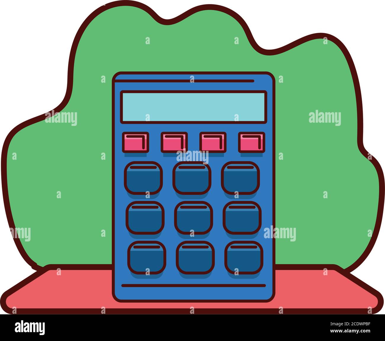 blue calculator design, Mathematics finance device electronic education ...