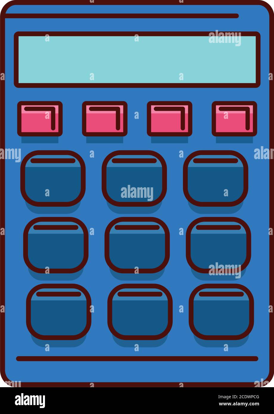 blue calculator design, Mathematics finance device electronic education ...