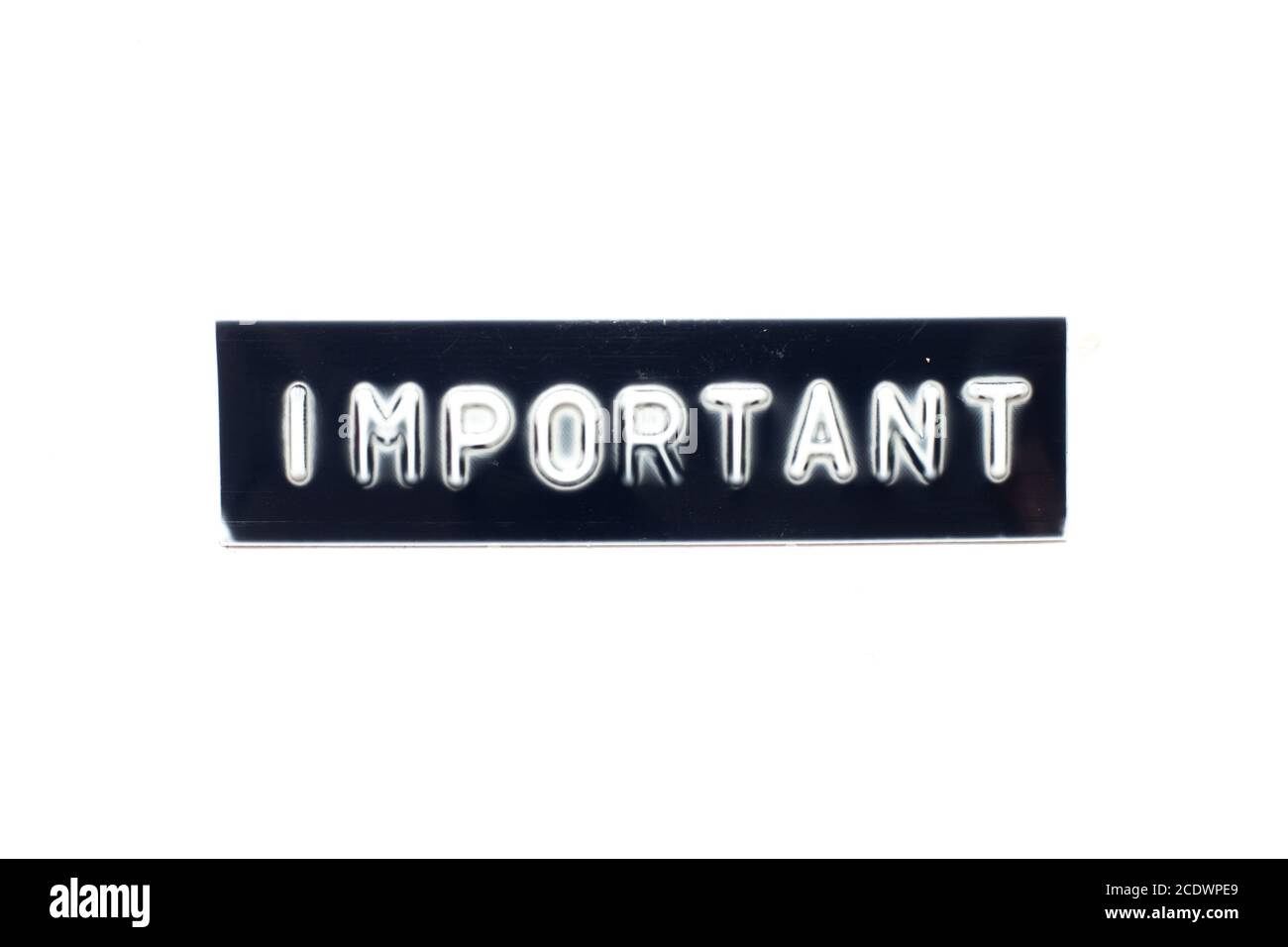 Letter of importance Cut Out Stock Images & Pictures - Alamy