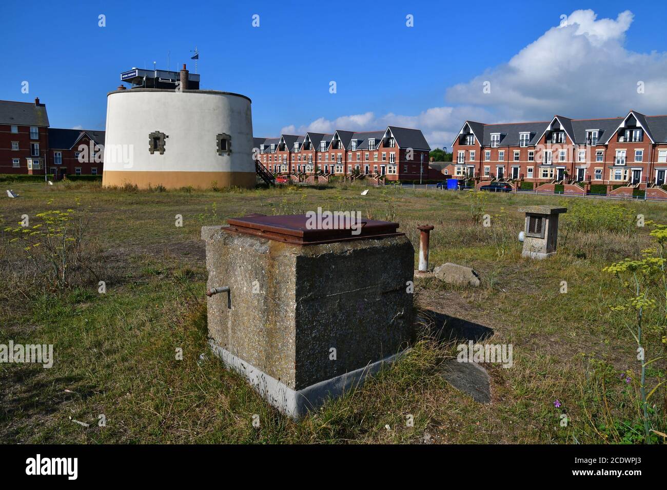 Martello Tower P, Napoleonic Fortress, and the entrance hatch to a Cold ...