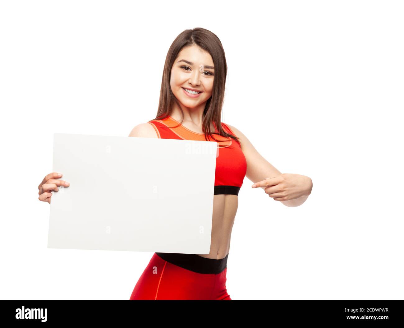 Woman hold poster hi-res stock photography and images - Alamy