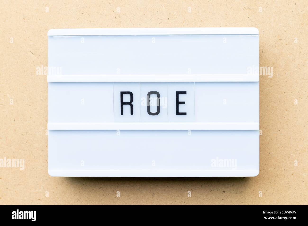 Roe return on equity hi-res stock photography and images - Alamy