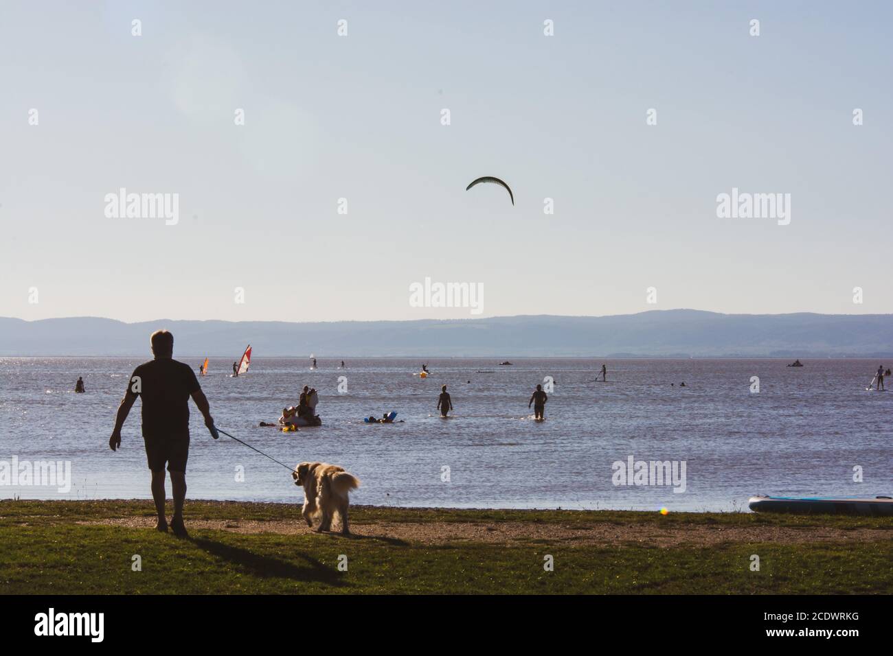 Podersdorf, Lake Neusiedel, Neusiedler See in Austria Stock Photo - Alamy