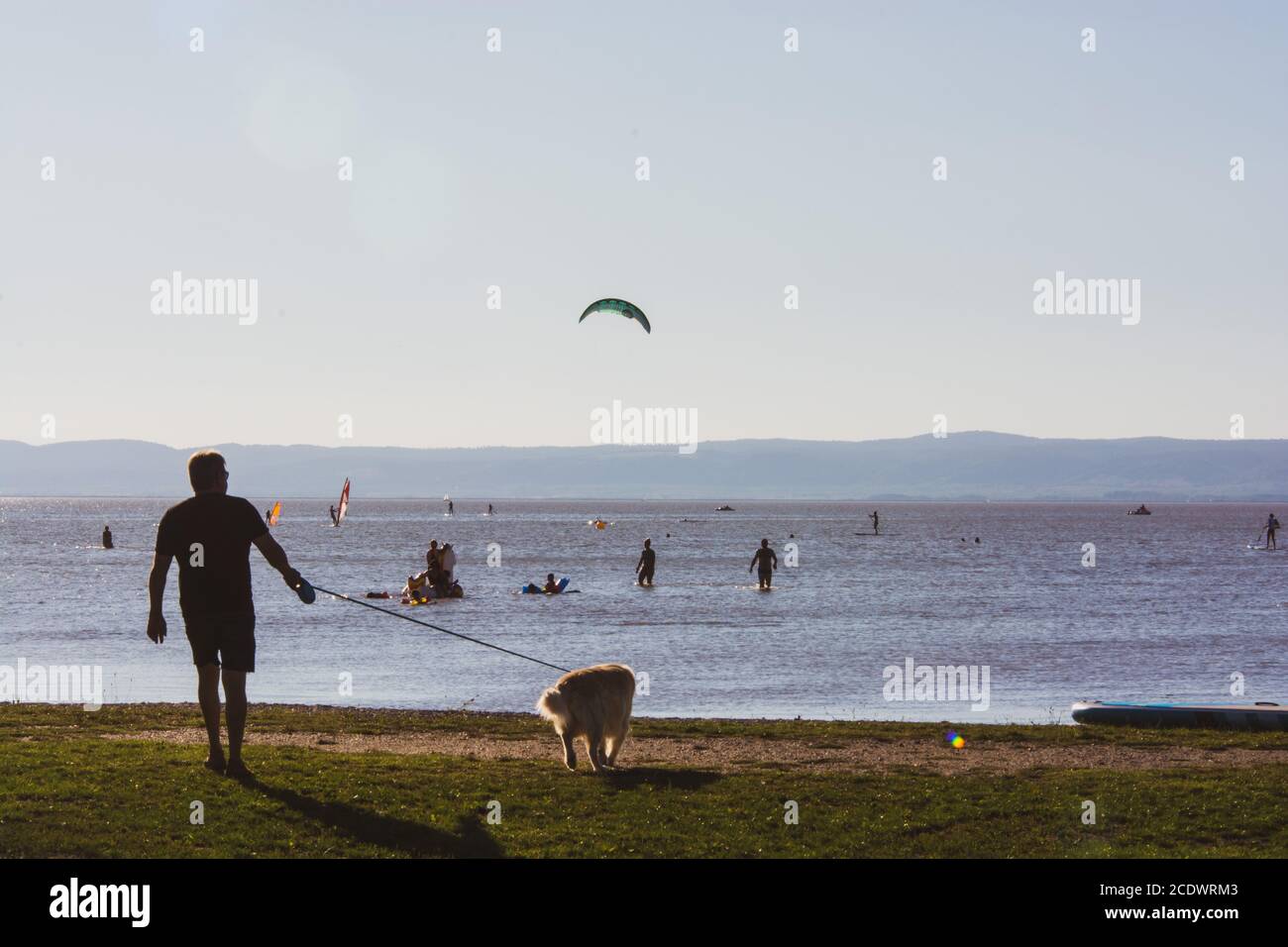 Podersdorf, Lake Neusiedel, Neusiedler See in Austria Stock Photo - Alamy