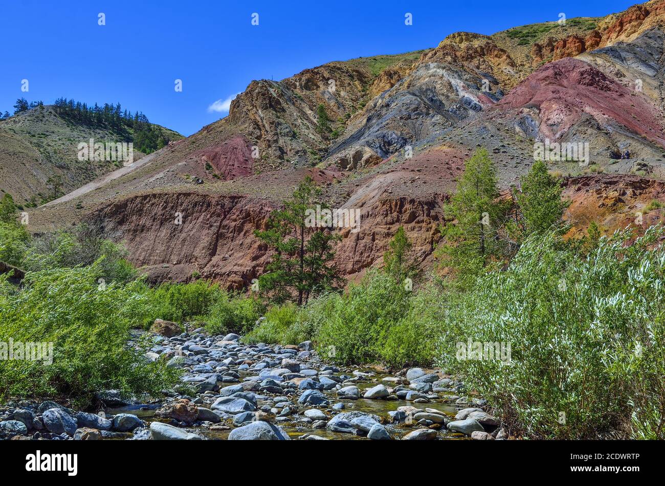 Red clay cliffs hi-res stock photography and images - Alamy