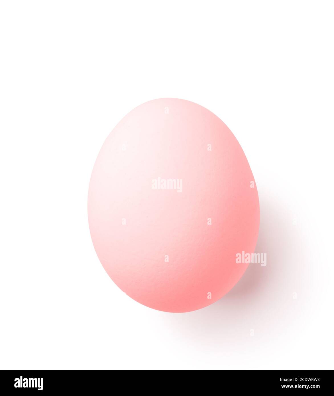 pink easter egg isolated on white with clipping path Stock Photo - Alamy
