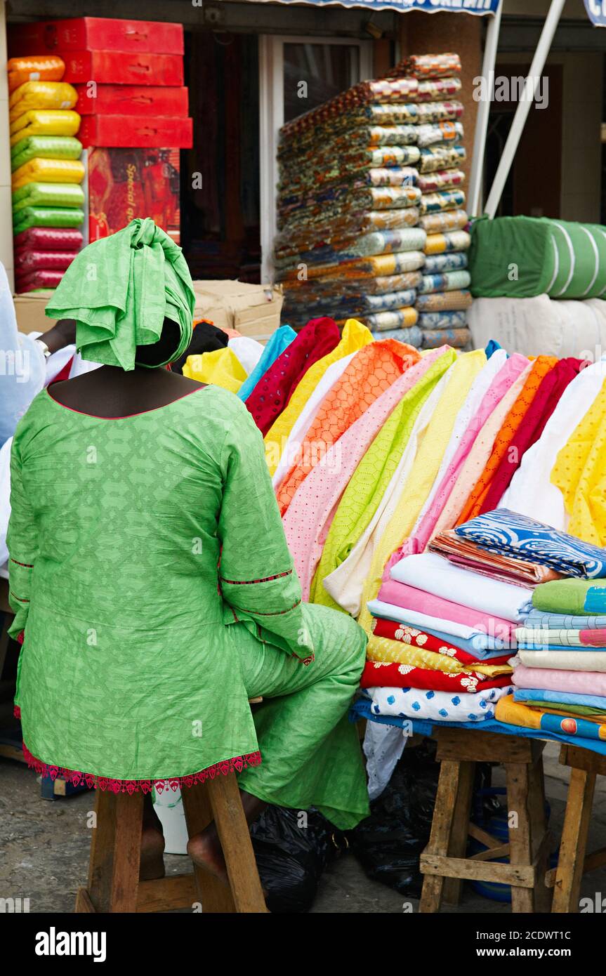 Senegal. Dakar. Street market around Sandaga market Stock Photo - Alamy
