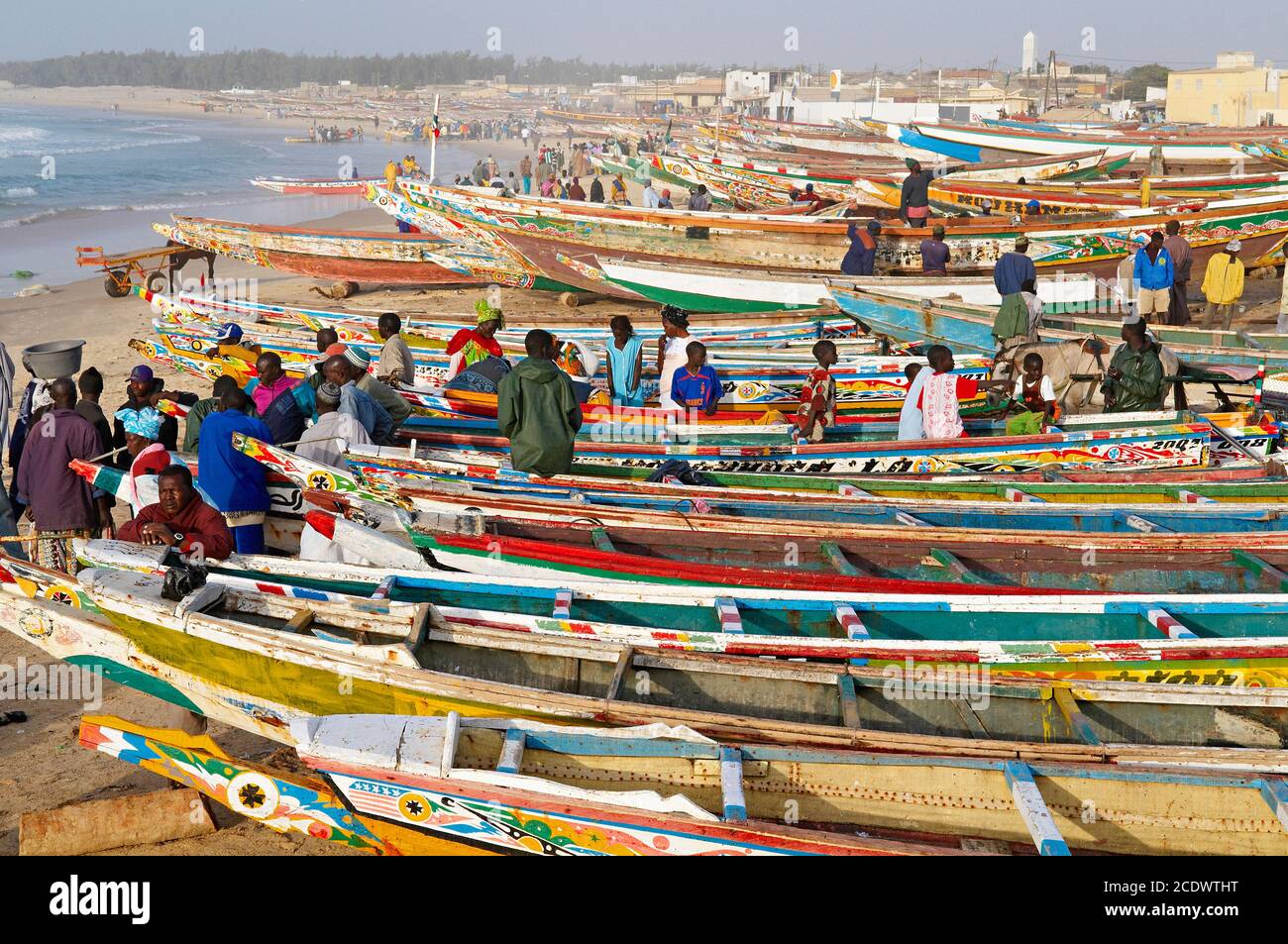 Senegal. Kayar fish harbour. Biggest fish harbour in Senegal Stock ...