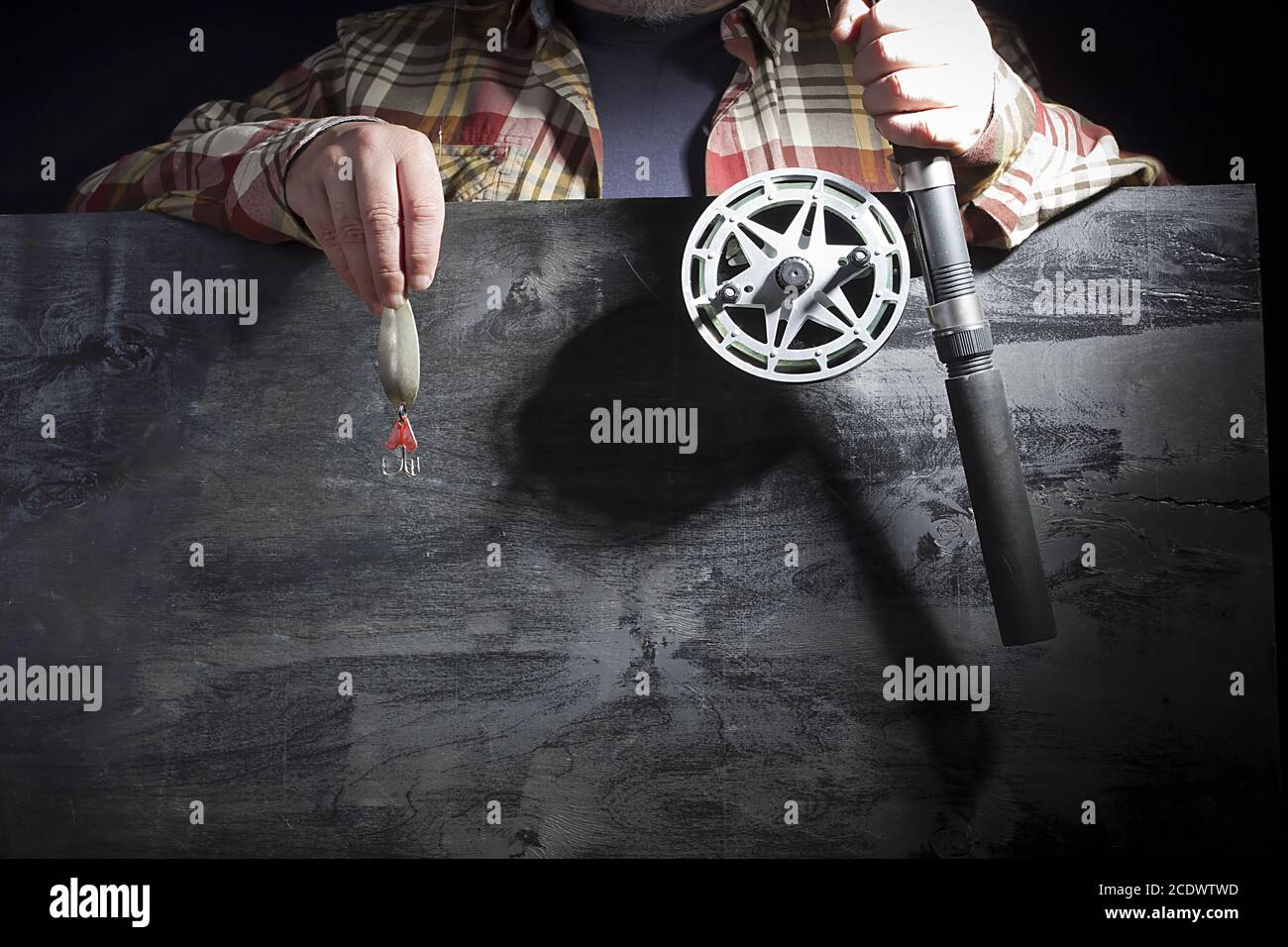 Fishing rod in gentle hi-res stock photography and images - Alamy