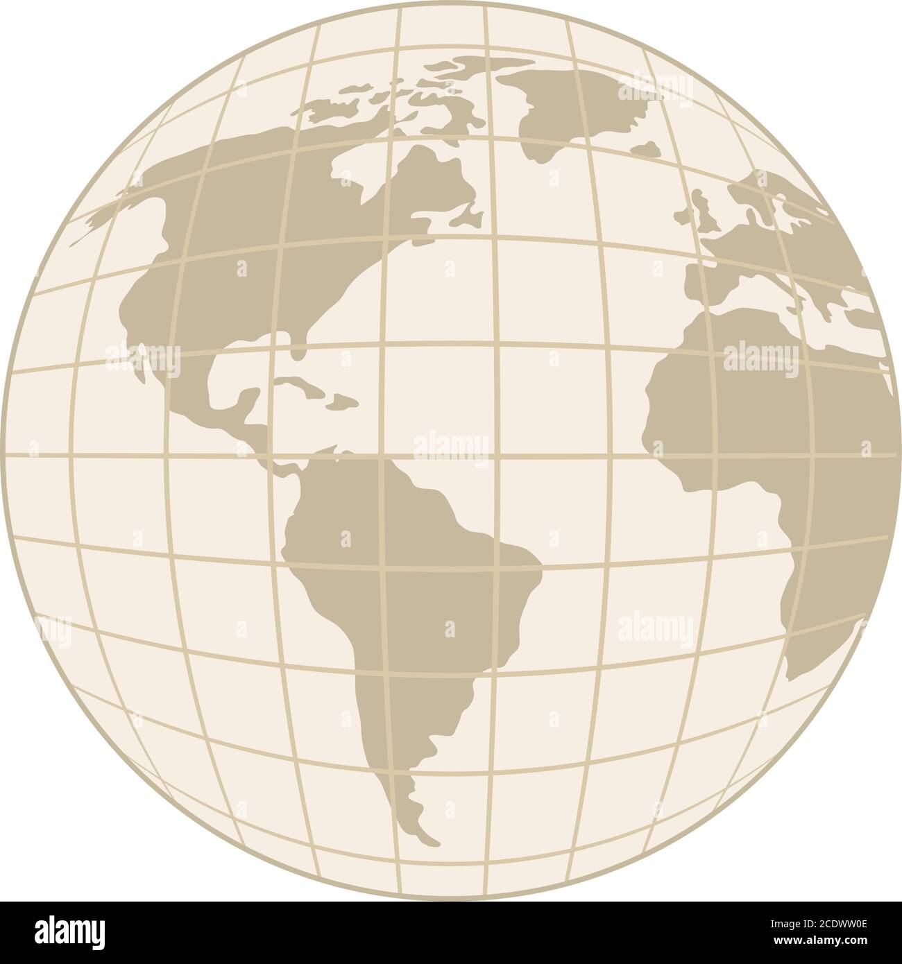 Isolated world sphere vector design Stock Vector Image & Art - Alamy