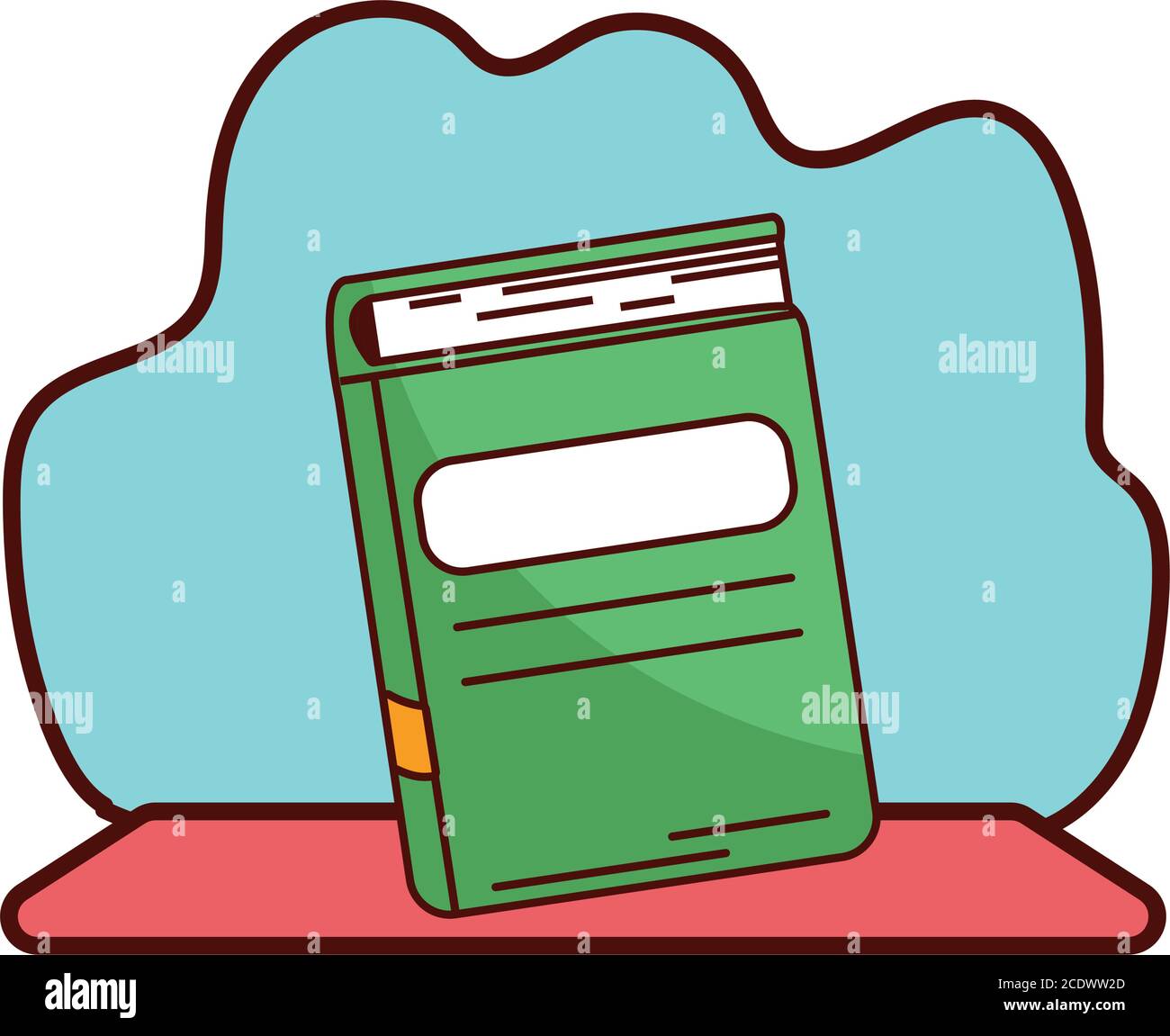 School green notebook design, Education class lesson and knowledge ...