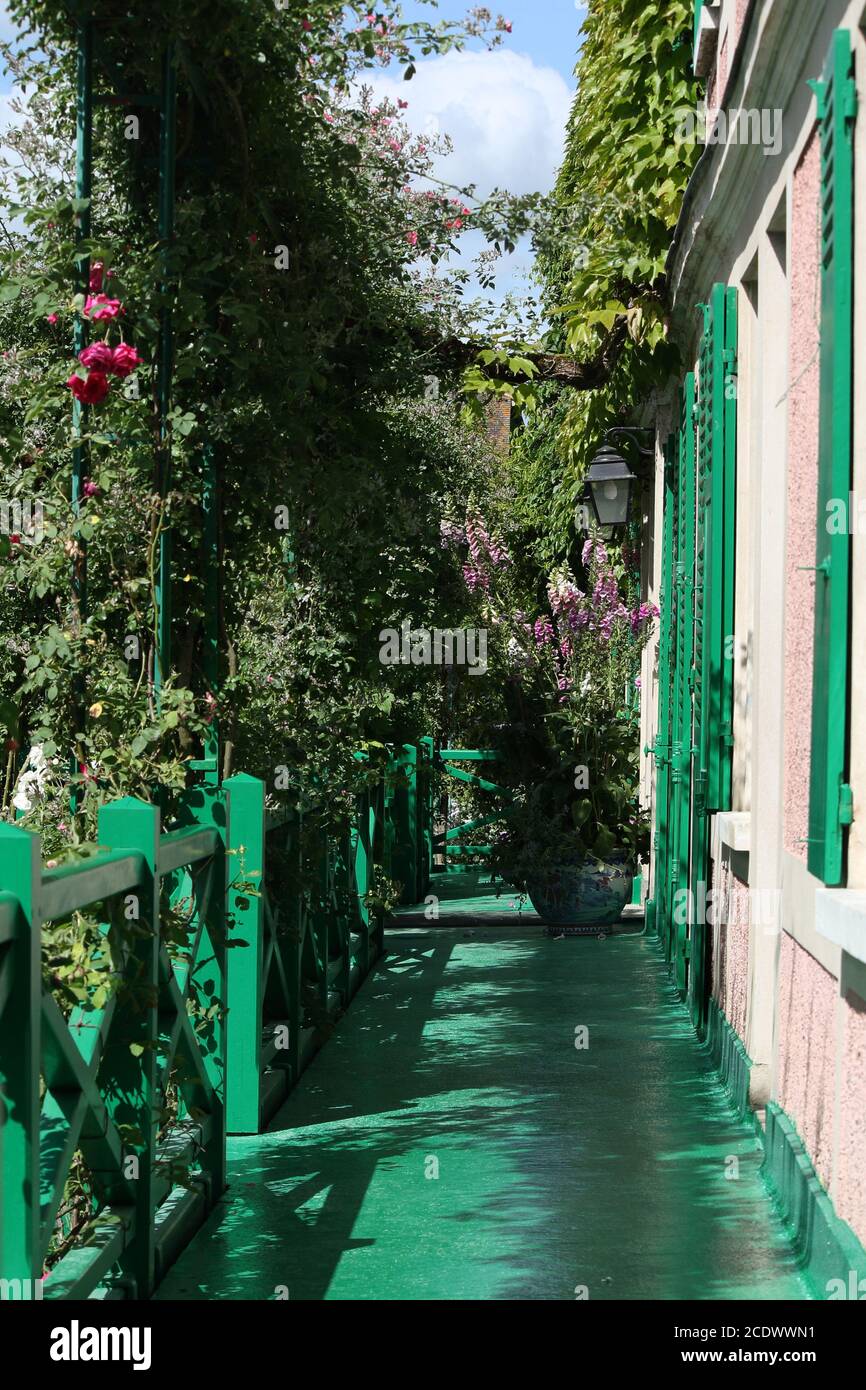 Monet's House, Giverny, Normandy, France Stock Photo - Alamy