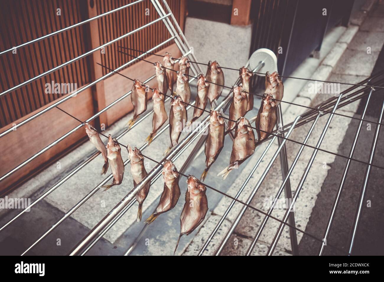 Drying fish, Kyoto, Japan Stock Photo - Alamy