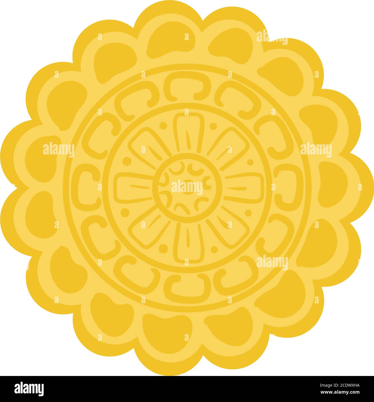 Chinese mooncake vector Cut Out Stock Images & Pictures - Alamy