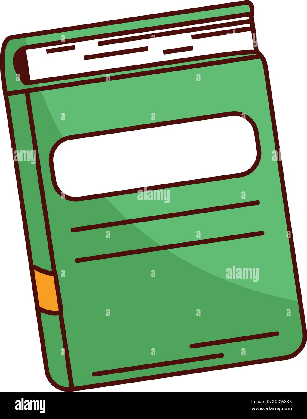 School green notebook design, Education class lesson and knowledge ...