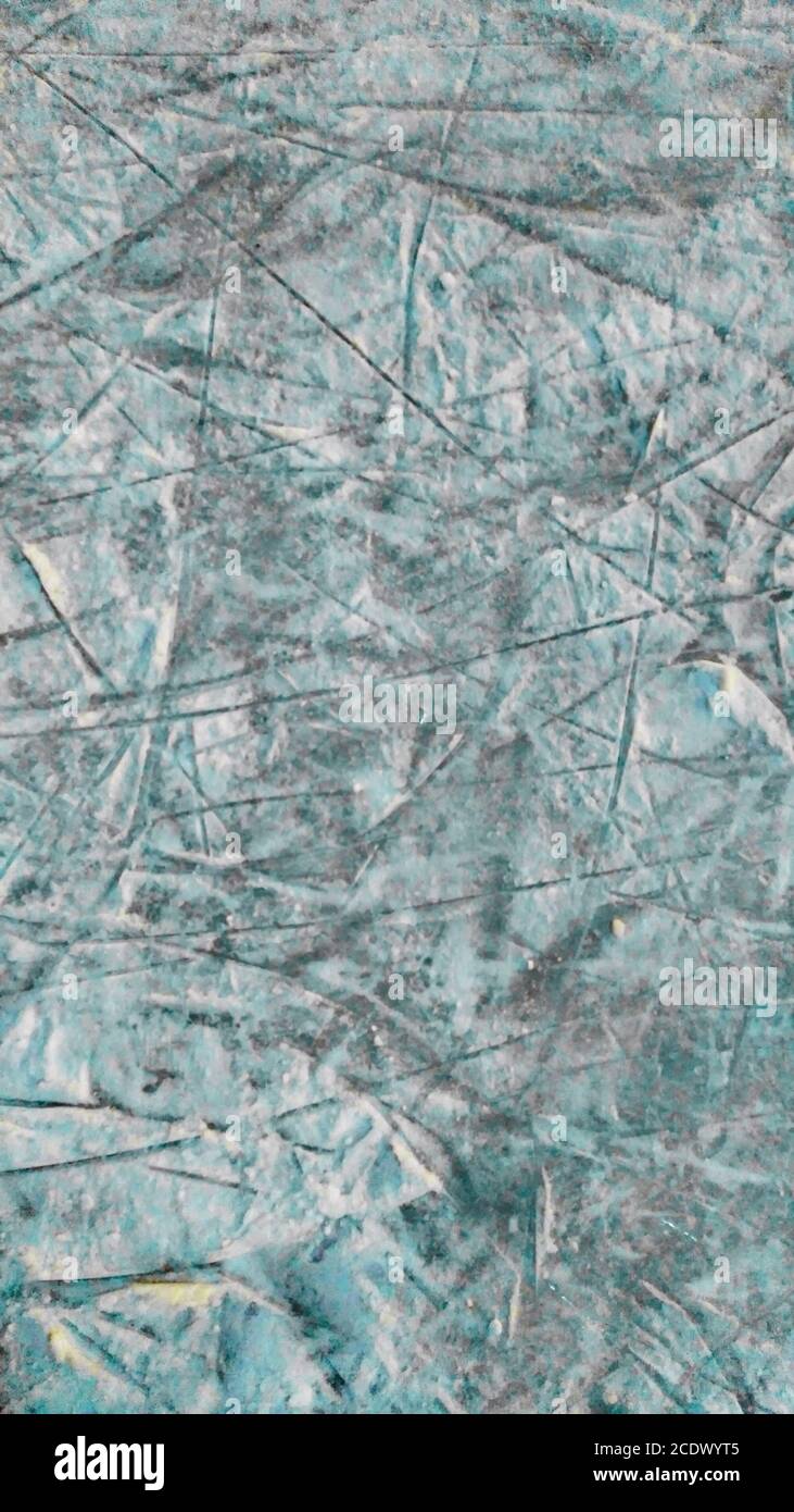 Ice Skate Tracks Stock Photo - Alamy