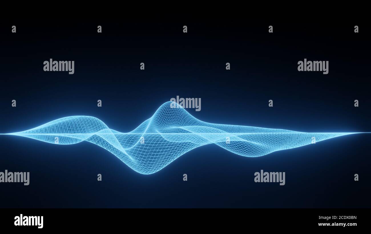 Modern Abstract Grid Or Wireframe Structure Virtual Background Digital Technology Science Or