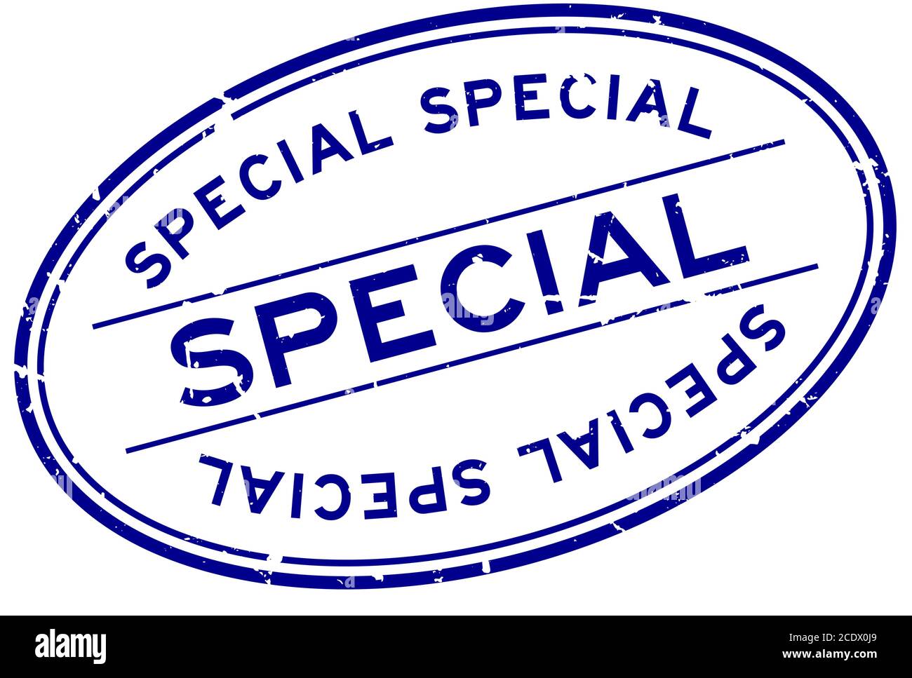 Grunge blue special word oval rubber seal stamp on white background Stock Vector Image & Art - Alamy