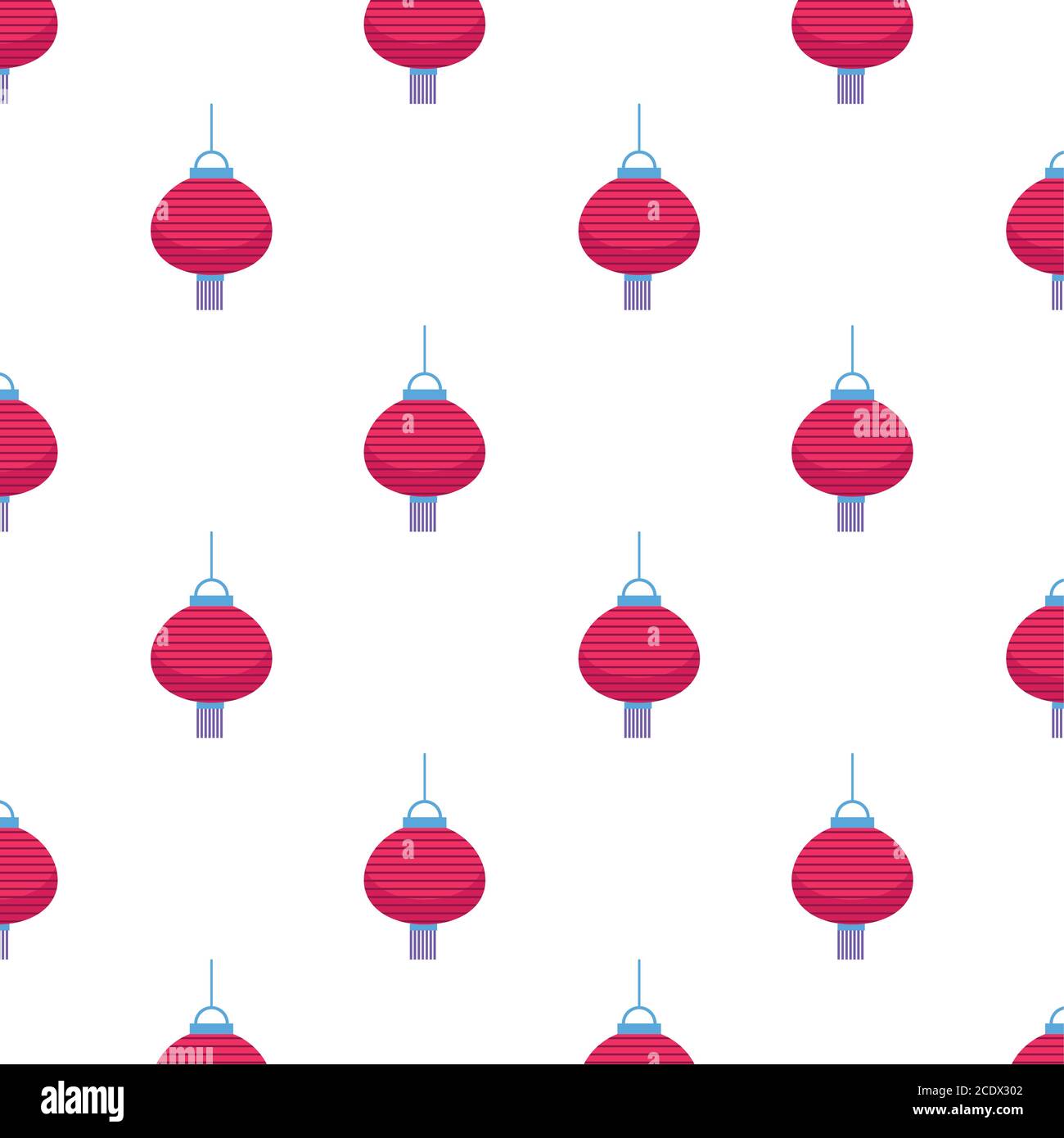 Chinese pink lanterns background design, China culture asia and ...