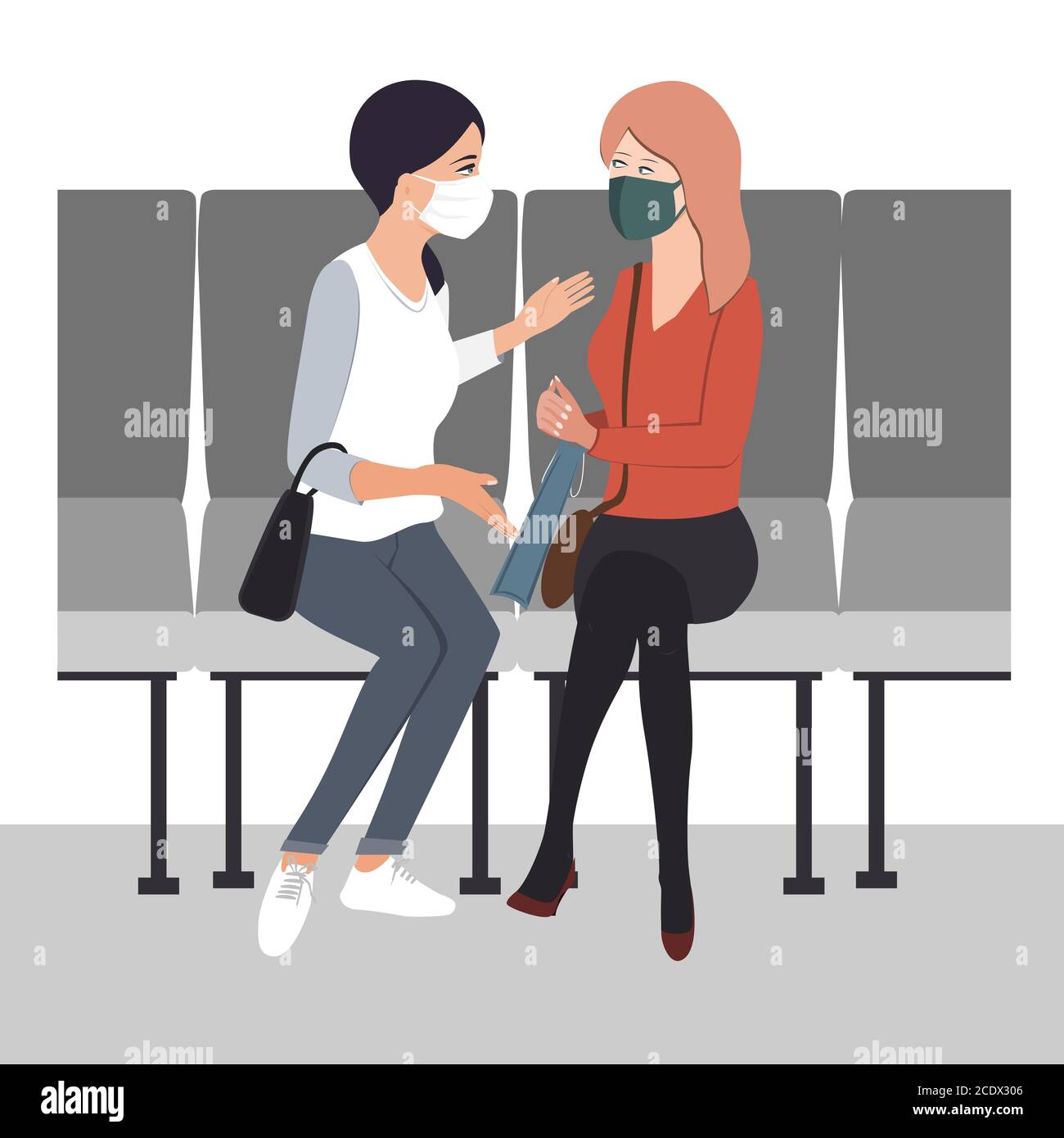 Friendship quarantine Stock Vector Images - Alamy