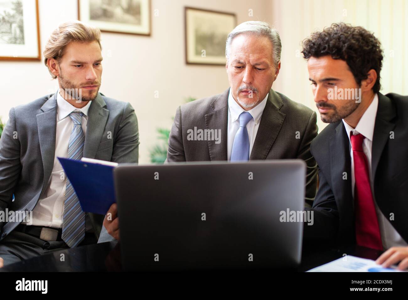 Business people at work together in an office Stock Photo - Alamy
