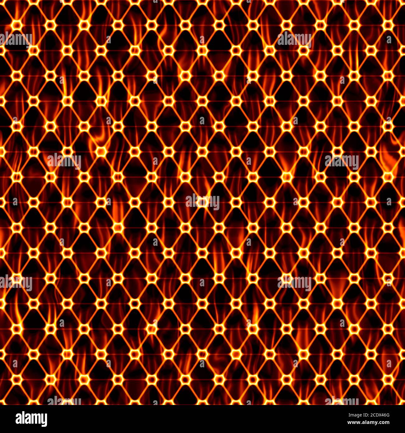 Blaze fire flame texture background. High-resolution seamless polygonal ...