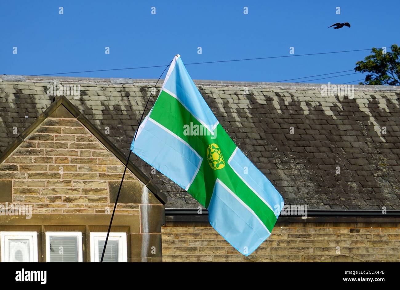 Derbyshire flag hi-res stock photography and images - Alamy