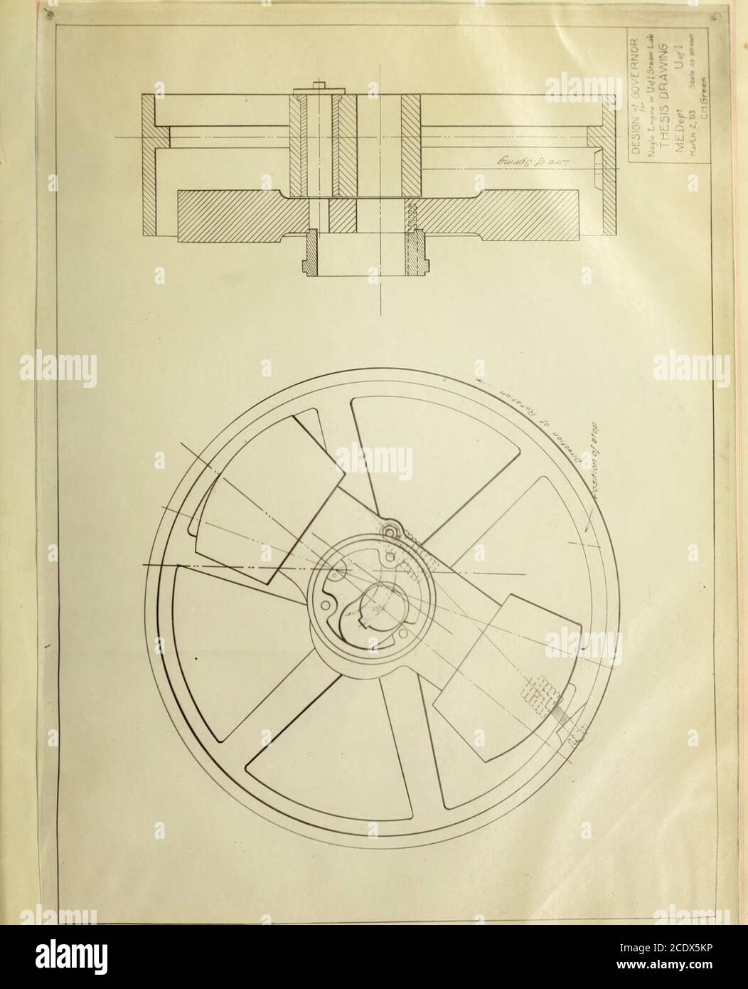 . Design and construction of an inertia governor Stock Photo - Alamy