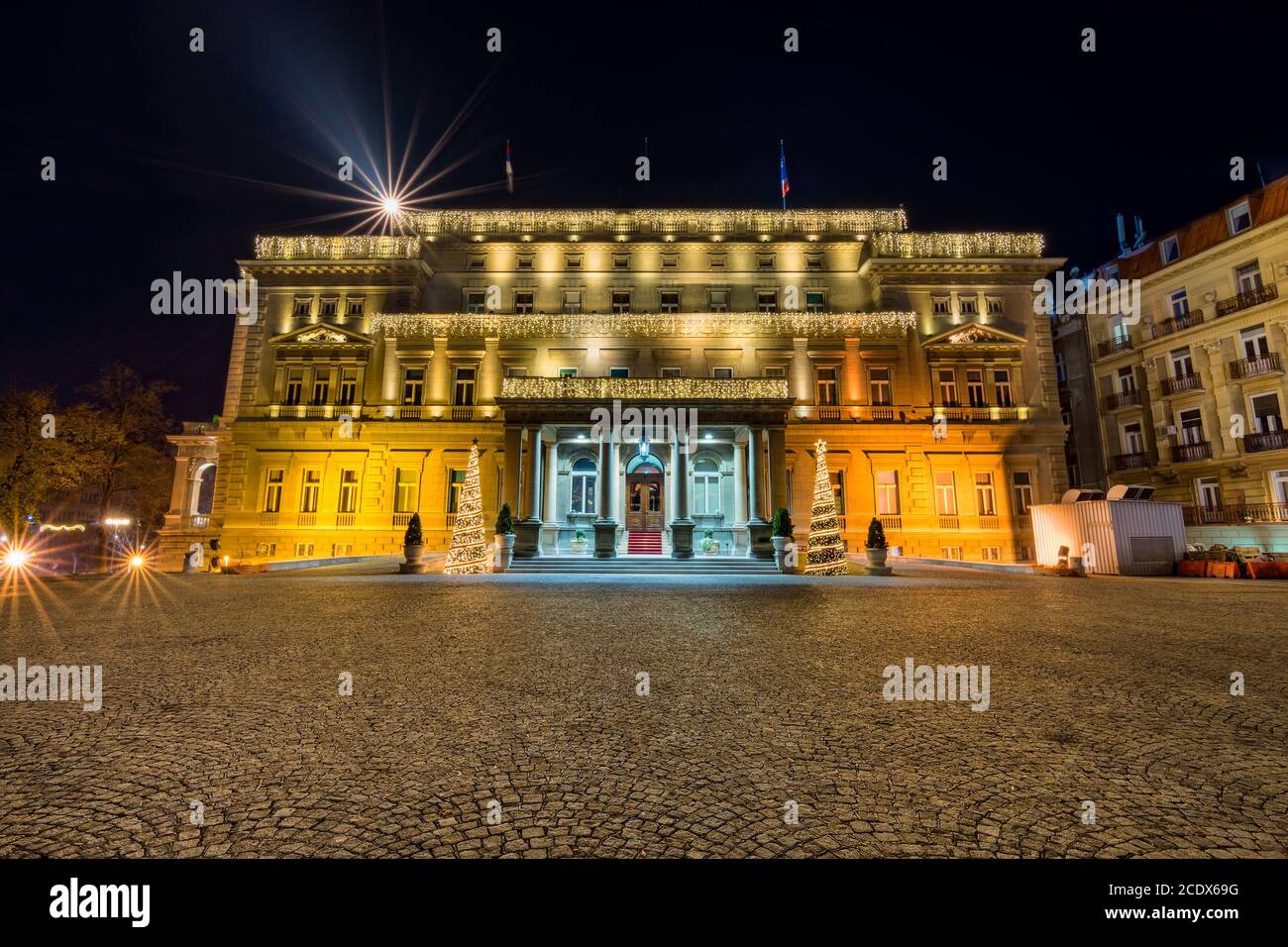 Belgrade / Serbia - November 11, 2016: Old Palace royal residency in ...