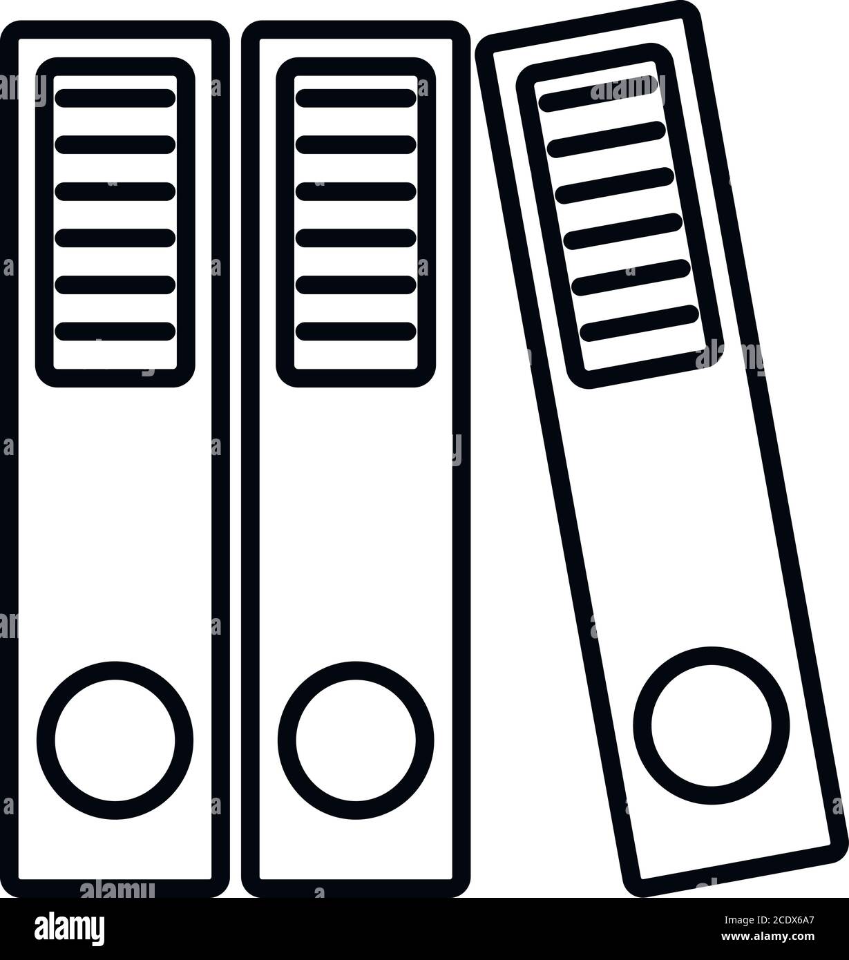 Audit folder icon. Outline audit folder vector icon for web design ...