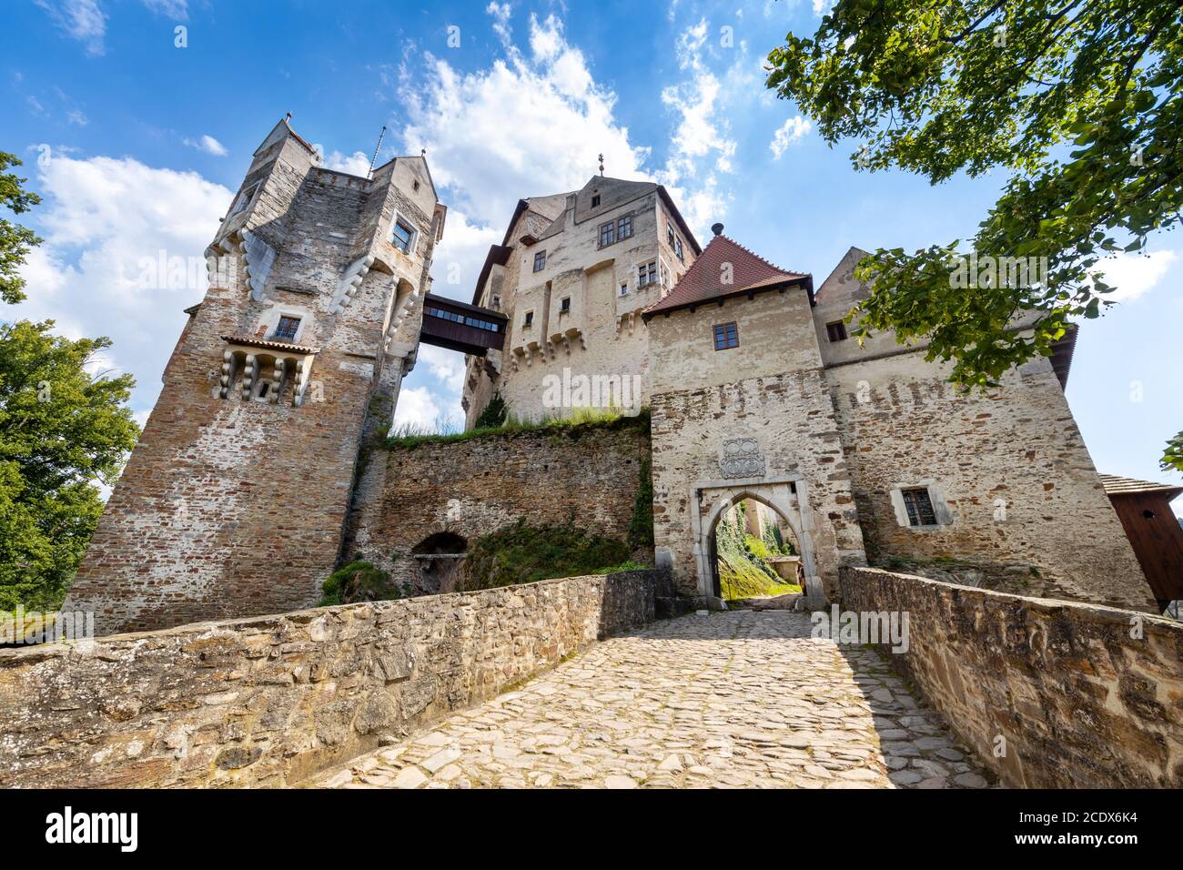 Hrad Pernštejn, Nedvědice, Morava, Česká republika / Pernstejn castle ...
