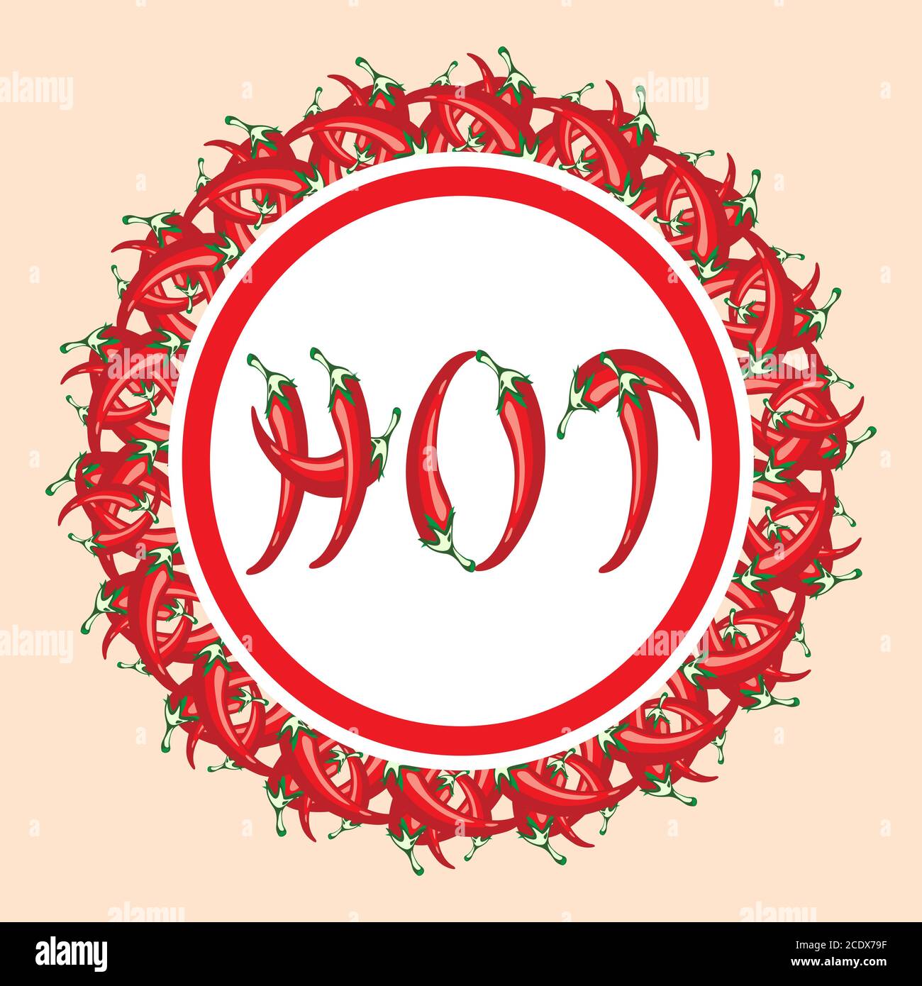 Chilli, white background, circle hi-res stock photography and images ...