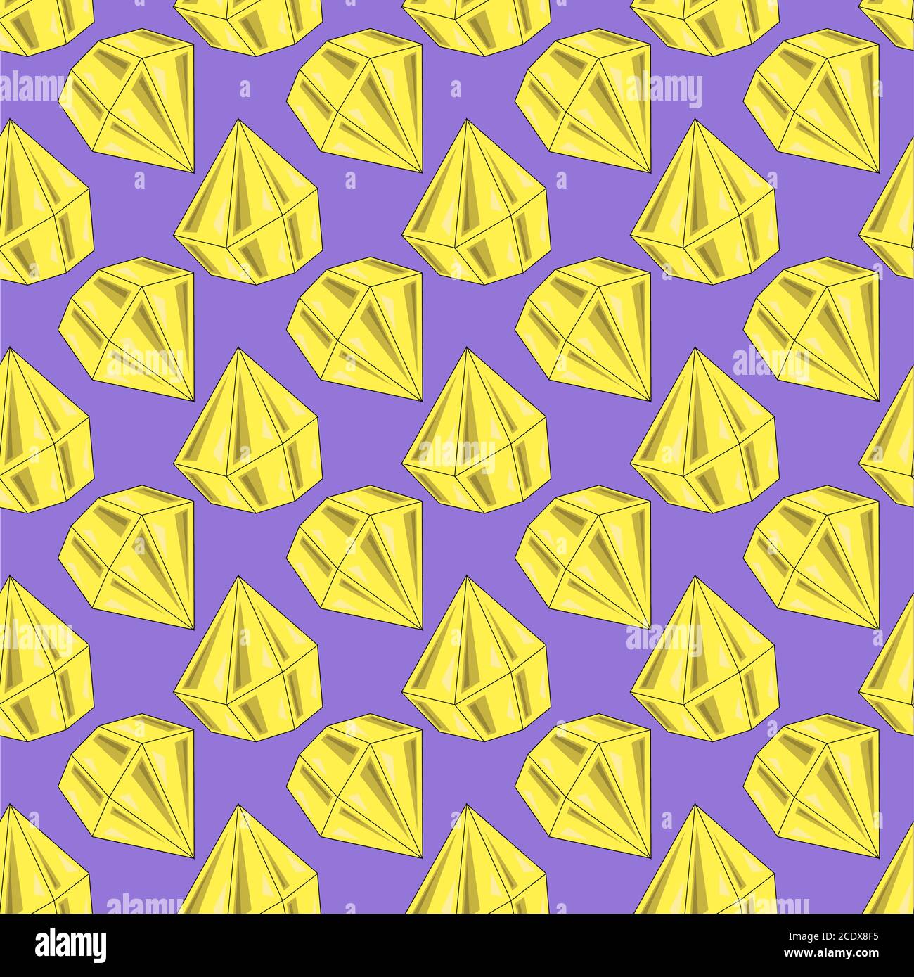 Yellow crystal design Stock Vector Images - Alamy