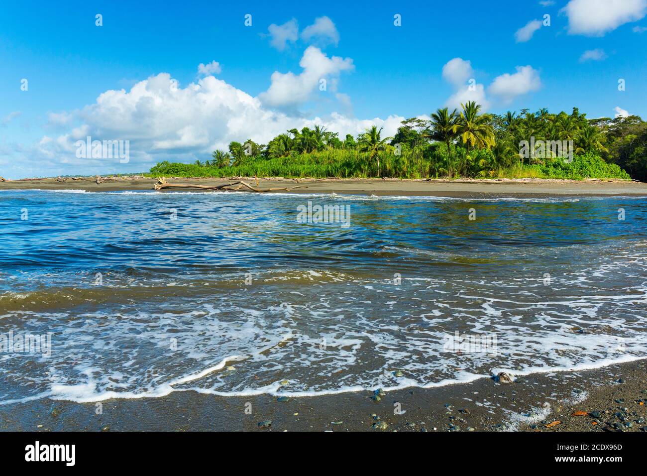 American Pacific coastline, Estacion Sirena, Corcovado National Park ...