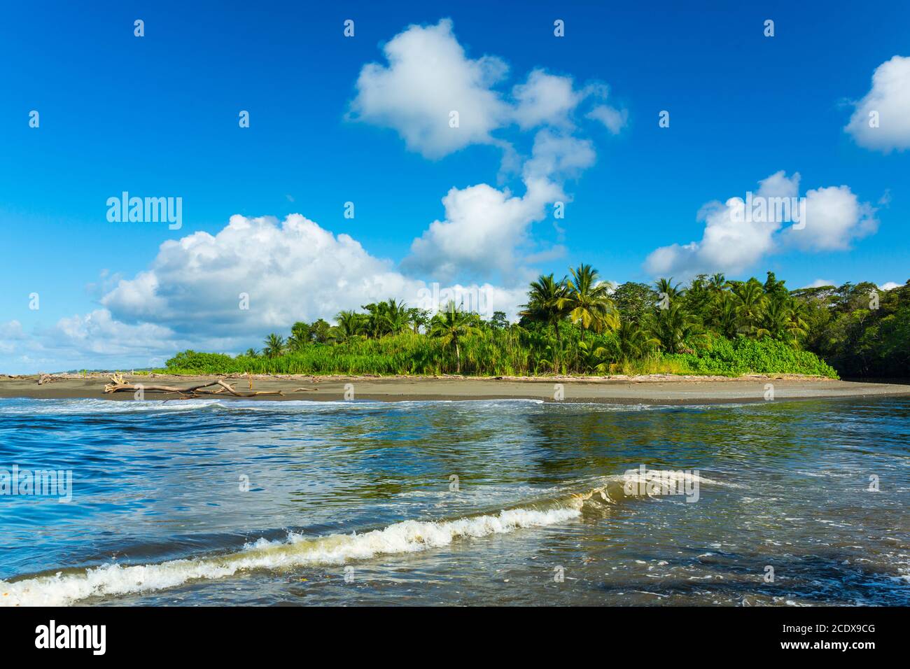American Pacific coastline, Estacion Sirena, Corcovado National Park ...