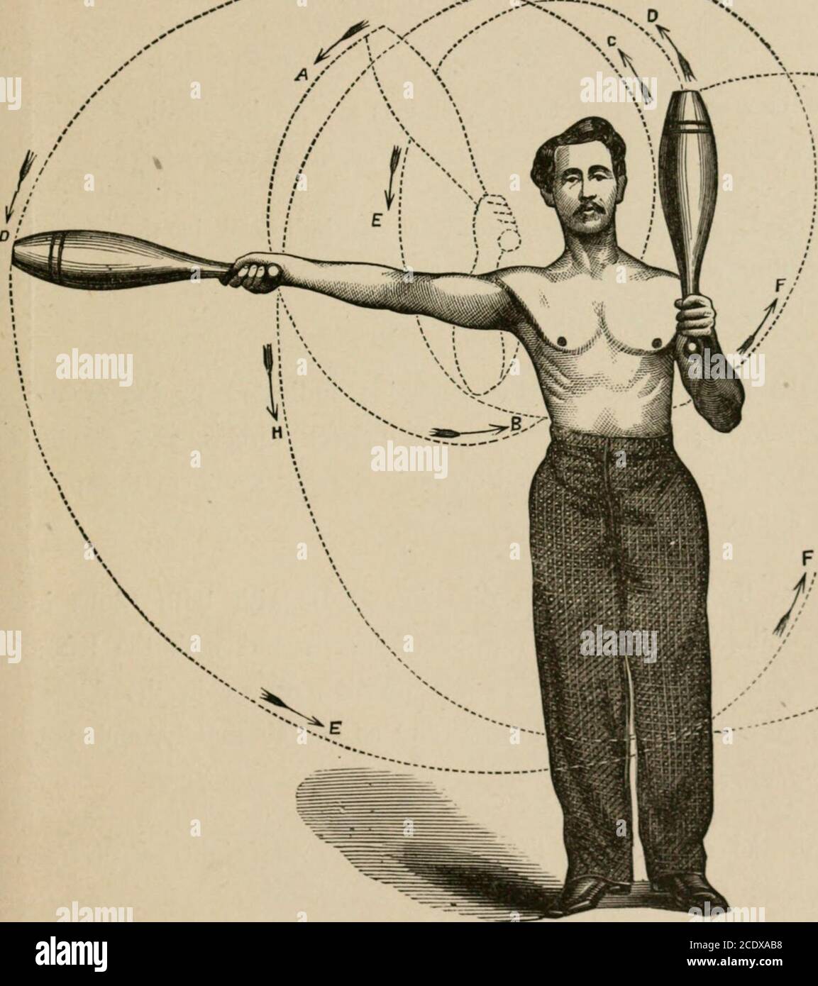 . The Indian club exercise : with explanatory figures and positions ...