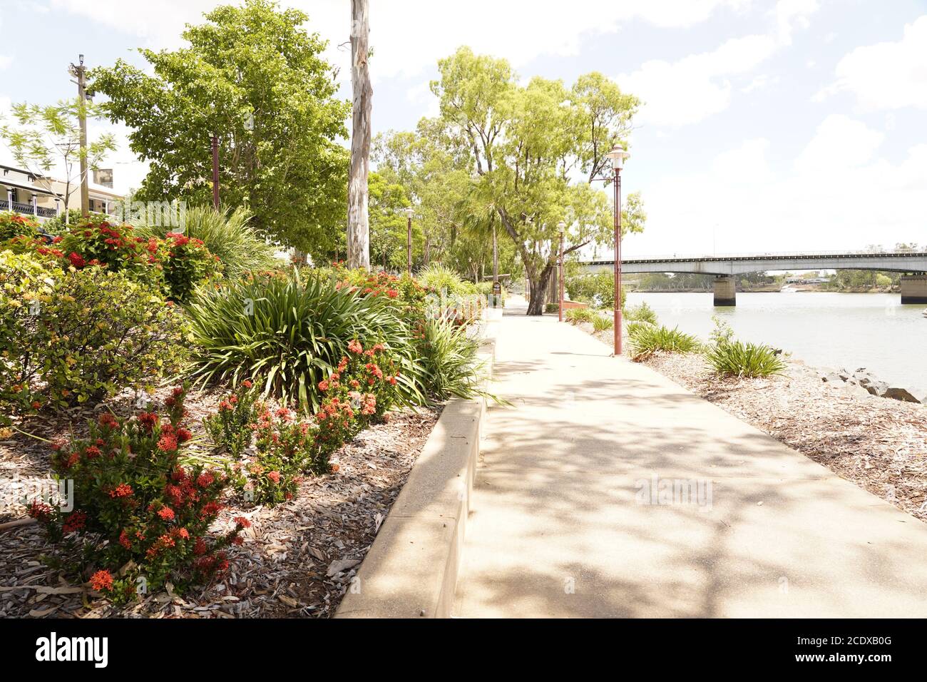View of Rockhamptons Fitzroy river Queensland Stock Photo - Alamy