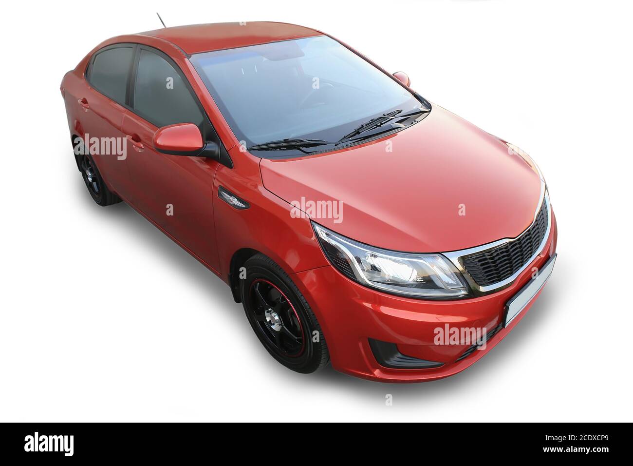 Sports car red color Cut Out Stock Images & Pictures - Alamy