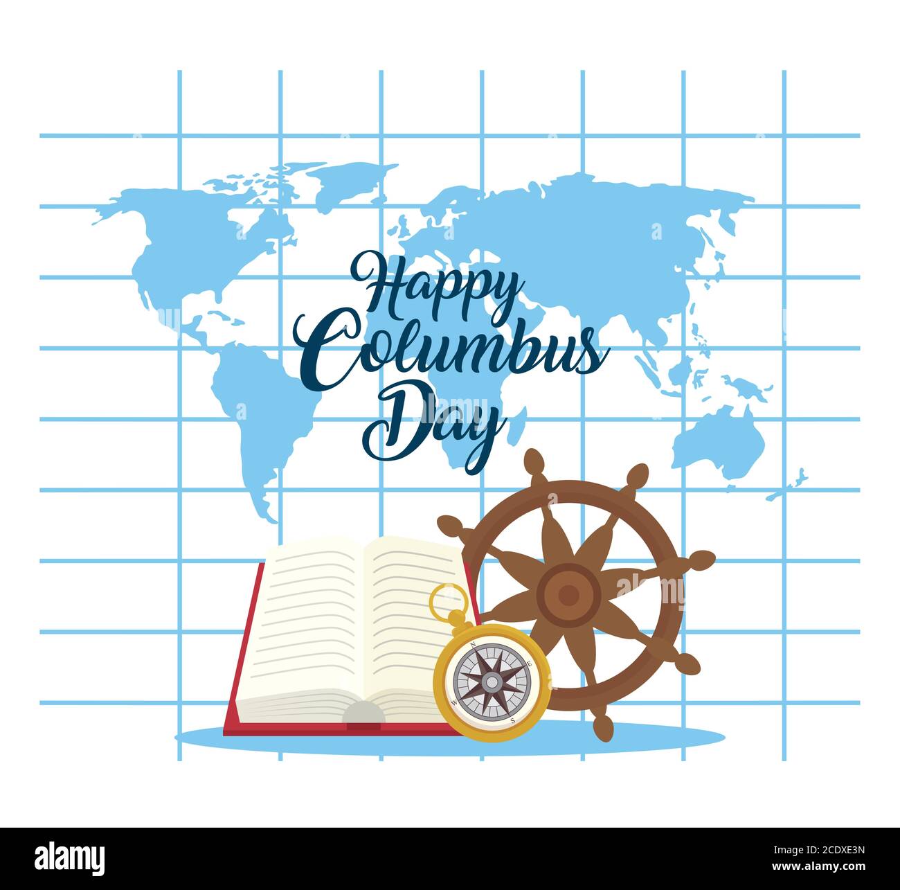 America colonization map Cut Out Stock Images & Pictures - Alamy