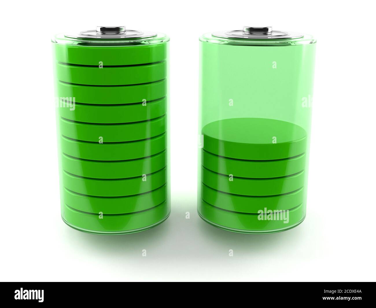 Battery isolated on white background Stock Photo - Alamy