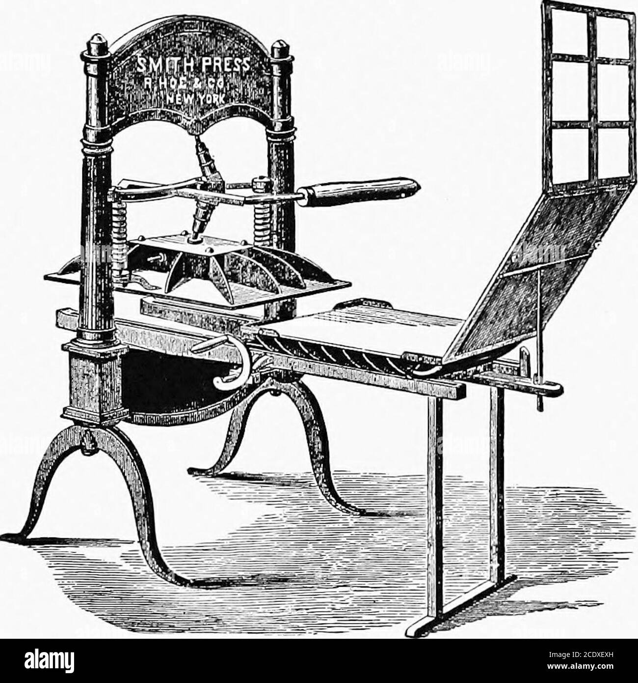 Columbian printing press hi-res stock photography and images - Alamy