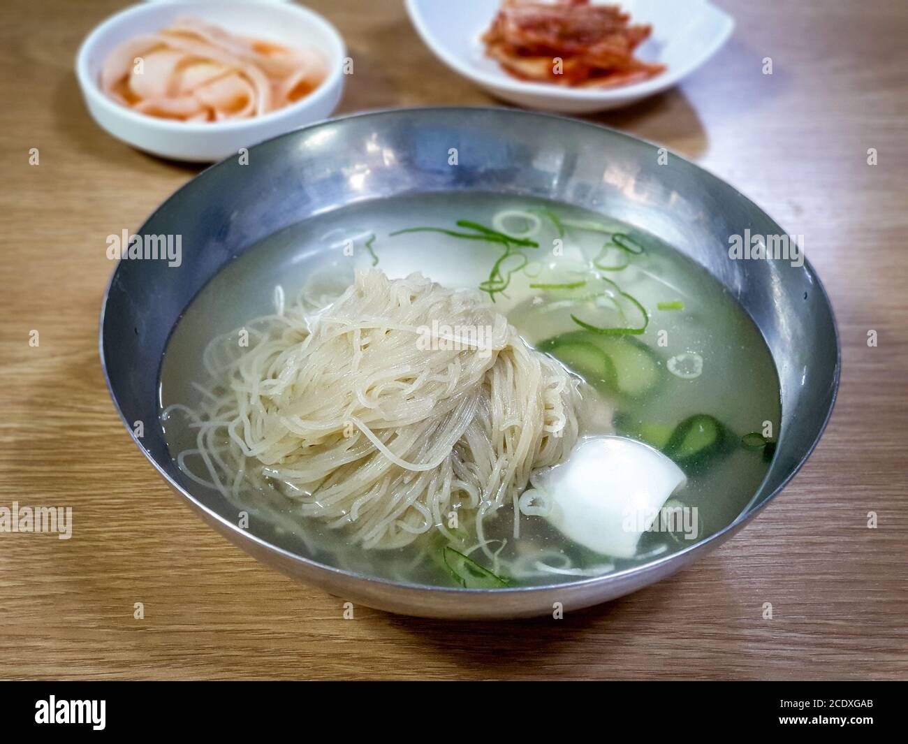 Pyongyang Naengmyeon, Korean noodle dish of noodles made from buckwheat ...
