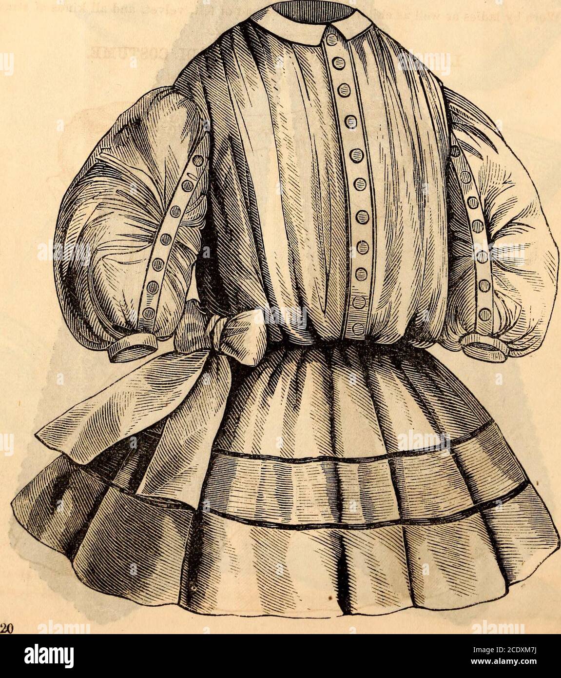 Godey's lady's book costume hi-res stock photography and images - Alamy