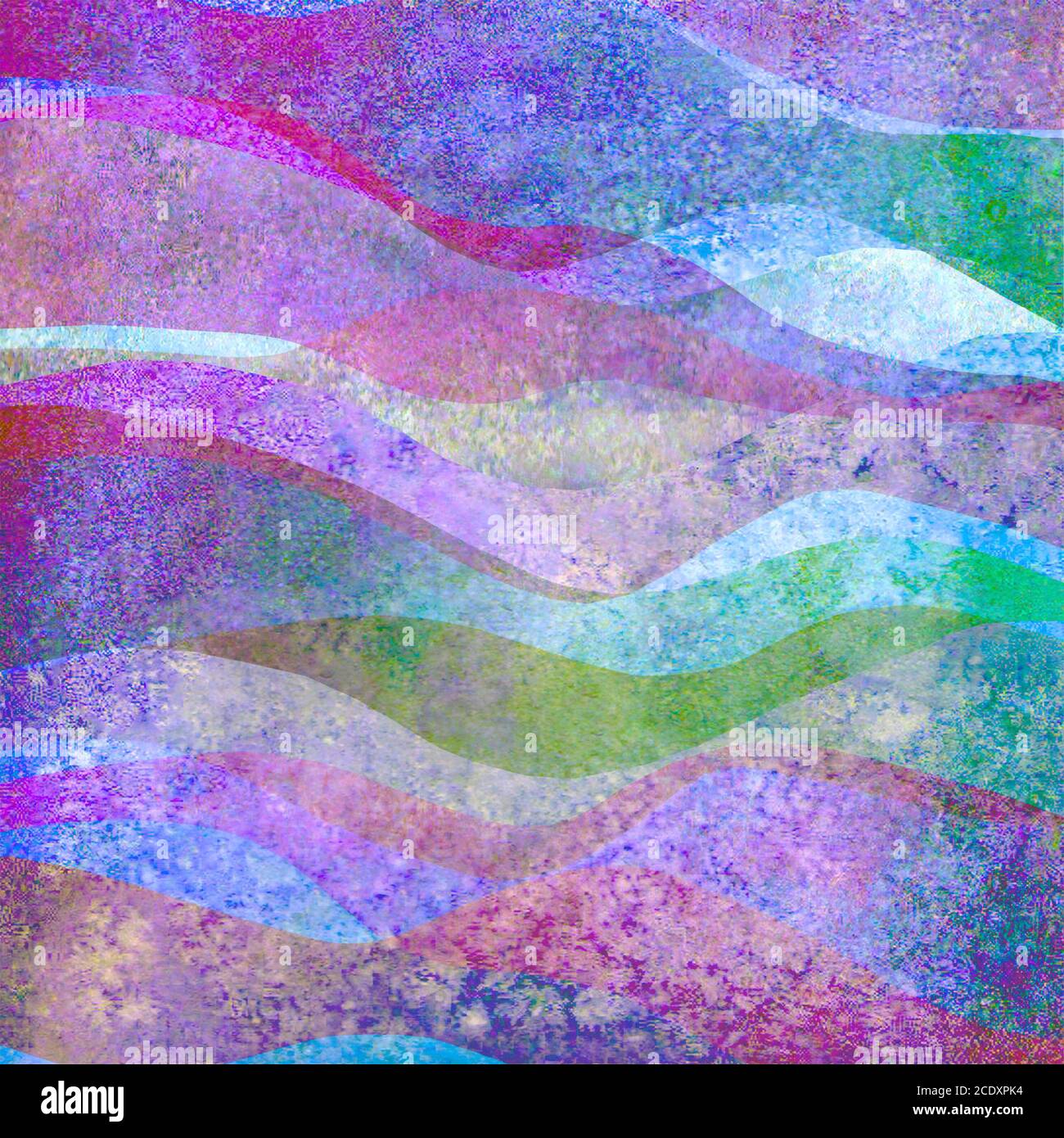 Watercolor transparent wave grunge colorful background. Watercolour ...