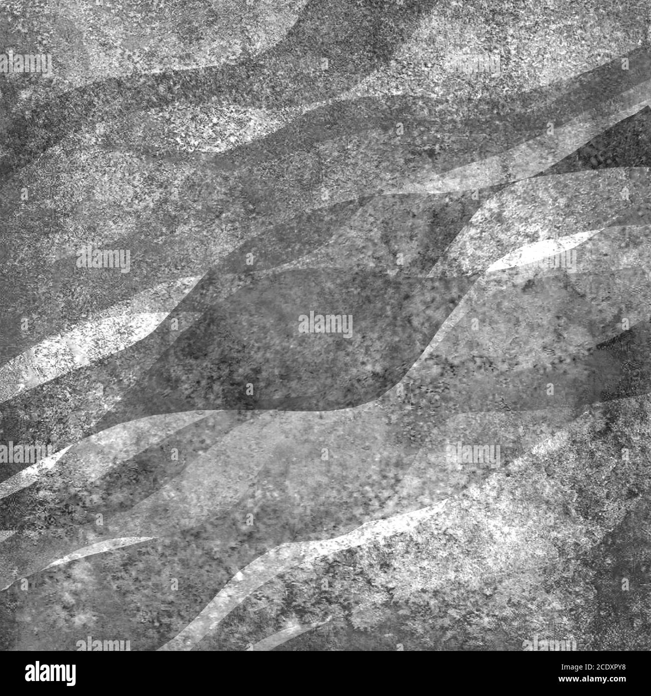 Watercolor transparent wave monochrome black colored background ...