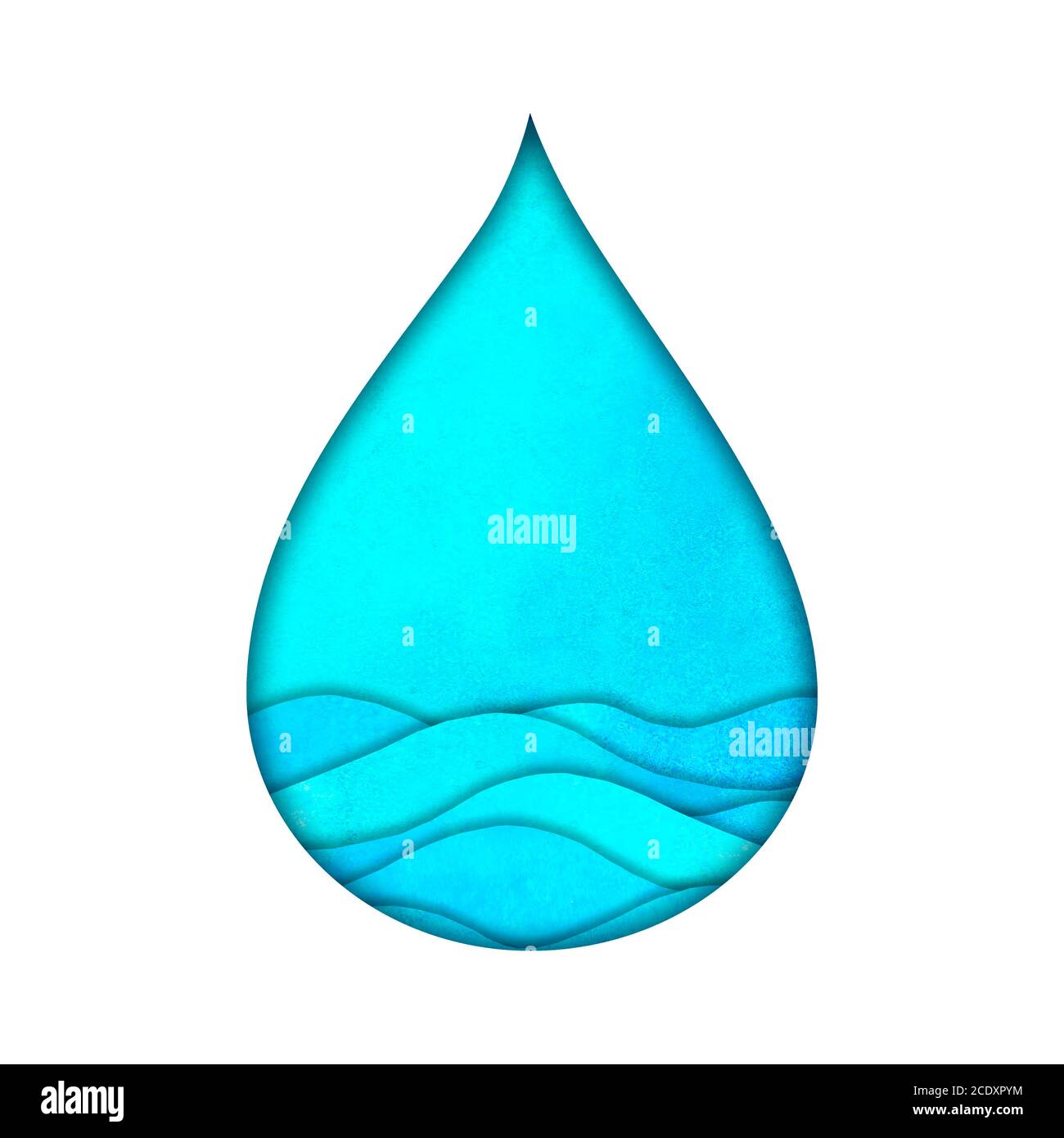 Raindrop logo template hi-res stock photography and images - Alamy