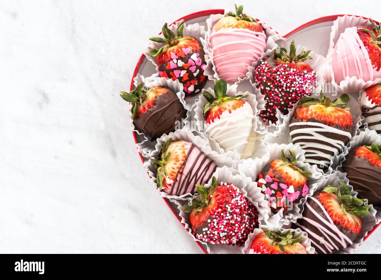 Heart Shaped Chocolate Covered Strawberry