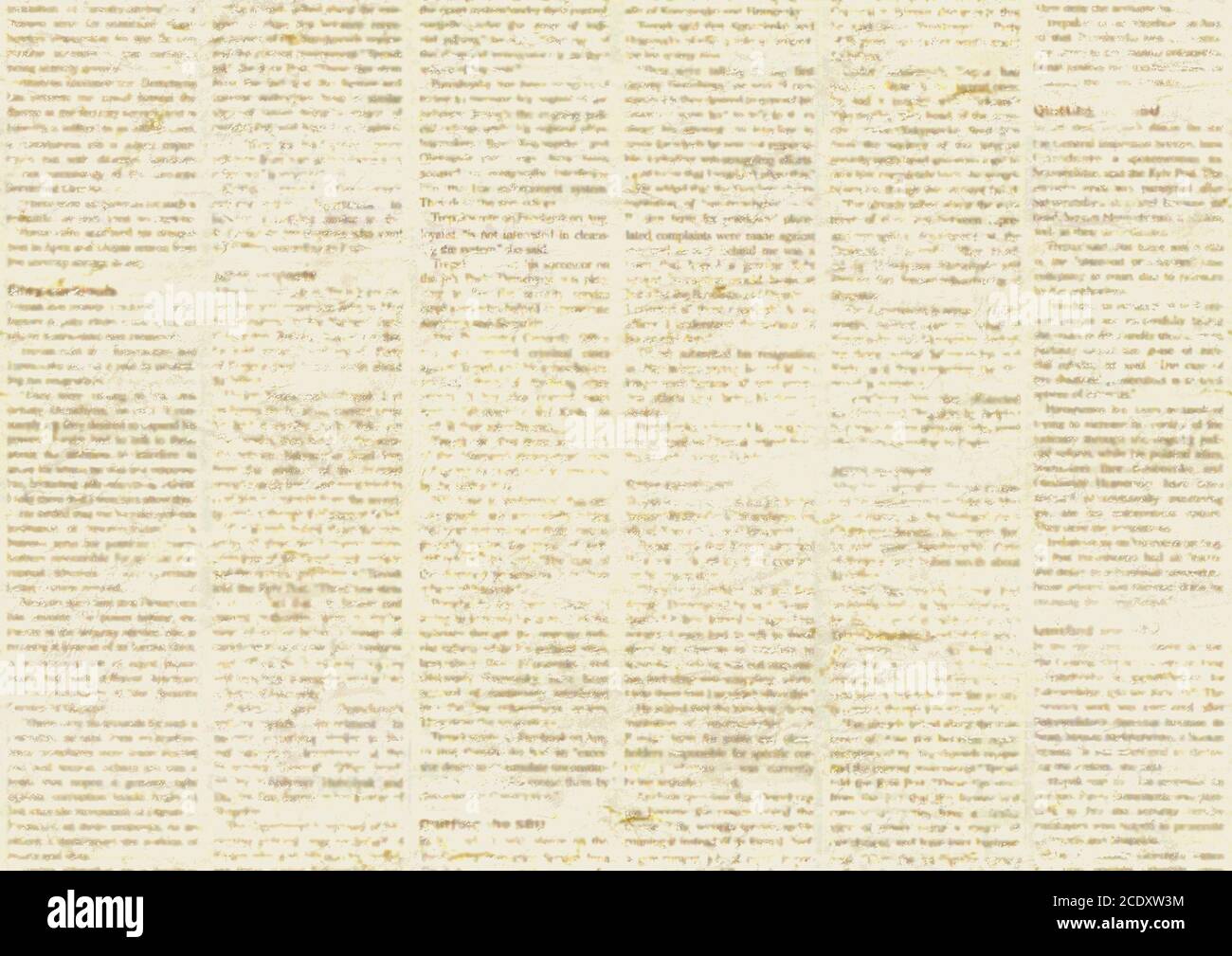 Old grunge newspaper paper textured background. Blurred vintage ...