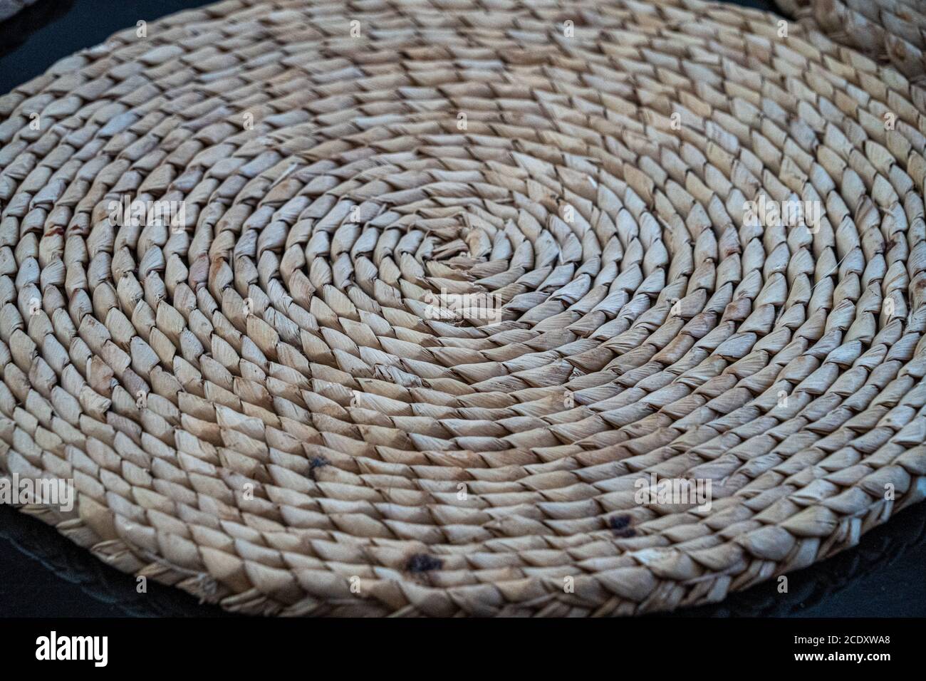 Straw weaved mat for textured abstract background photoshop mask Stock ...